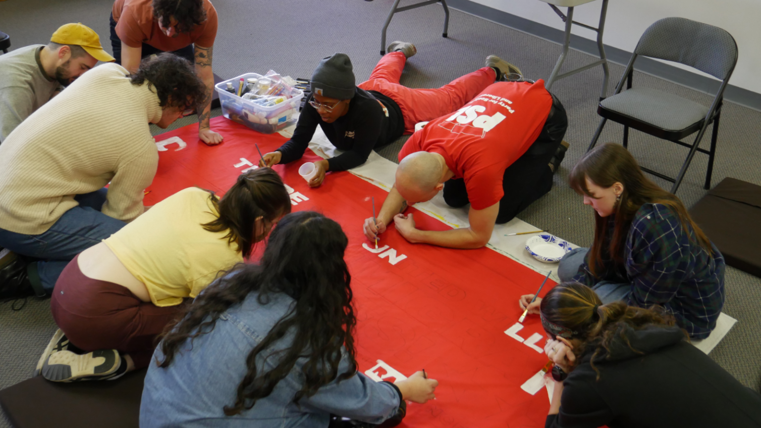 Art and agitation: Banner painting for trans liberation – Indianapolis ...